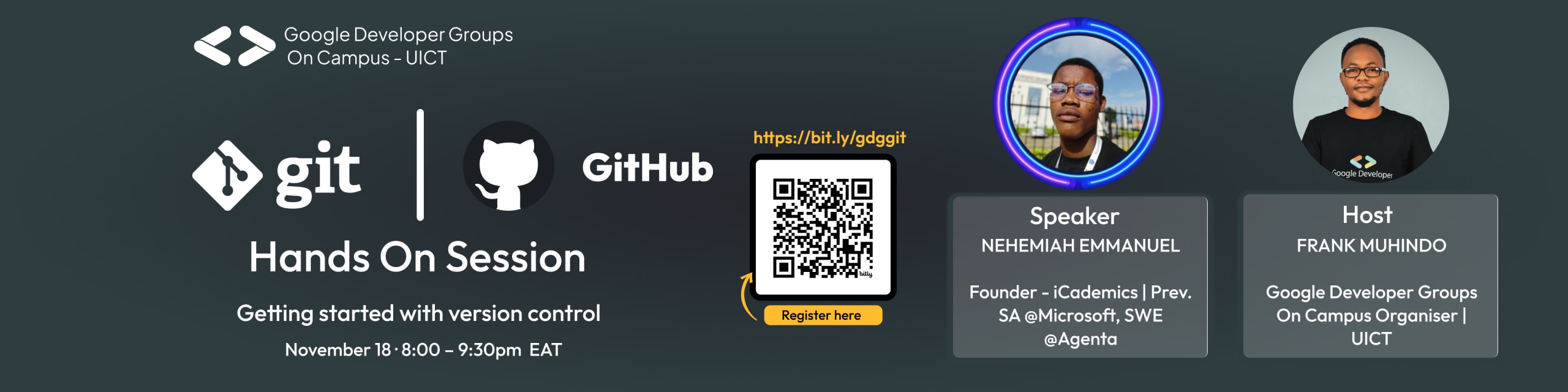 See GET STARTED WITH GIT AND GITHUB at Google Developer Groups GDG on Campus Uganda Institute of ...